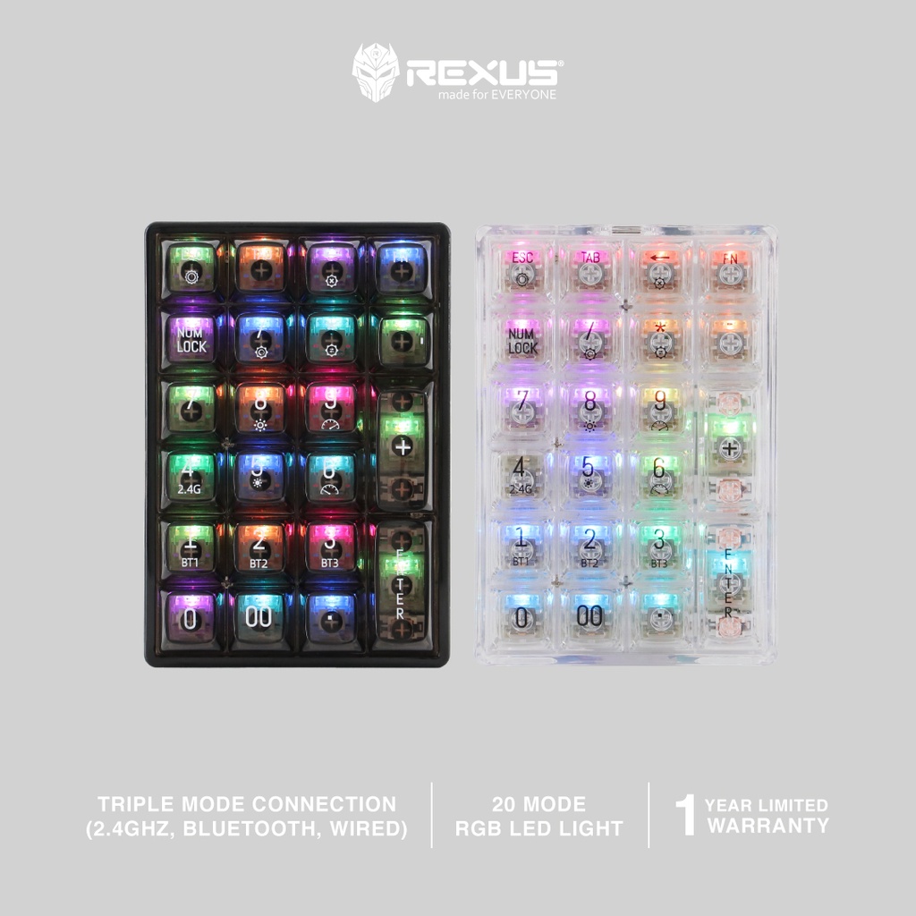 Jual Rexus Keyboard Numeric Mechanical Daxa M22 | Shopee Indonesia