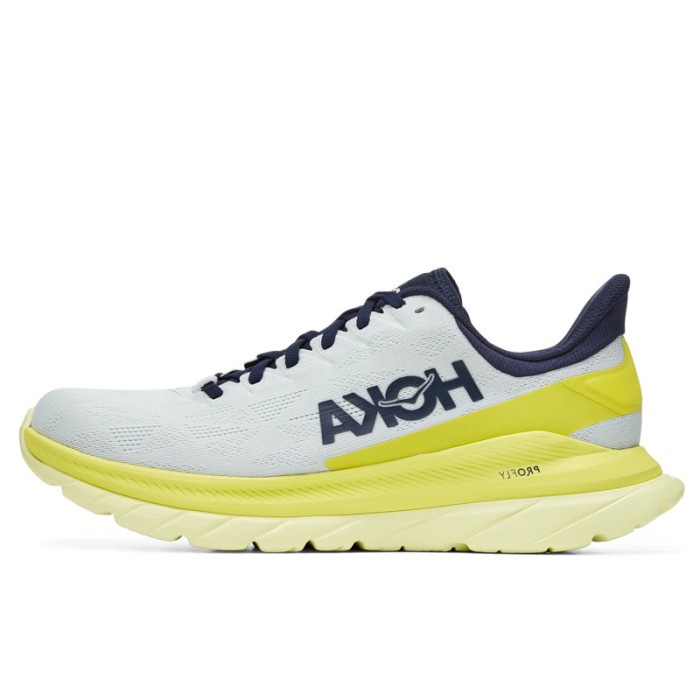 Jual Sepatu Lari Hoka One One mach 4 blue flower | Shopee Indonesia