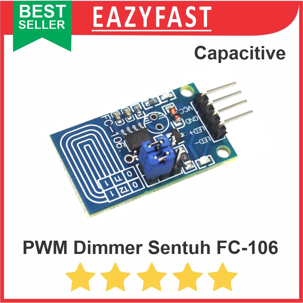 Jual Saklar Sensor Sentuh PWM FC-106 Touch Dimmer Push Button Led ...
