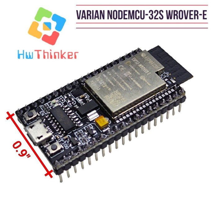 Jual NodeMCU-32S WiFi Bluetooth ESP32-WROVER-E ESP-32 38pin 38 pin Board - WroverE 3S | Shopee ...