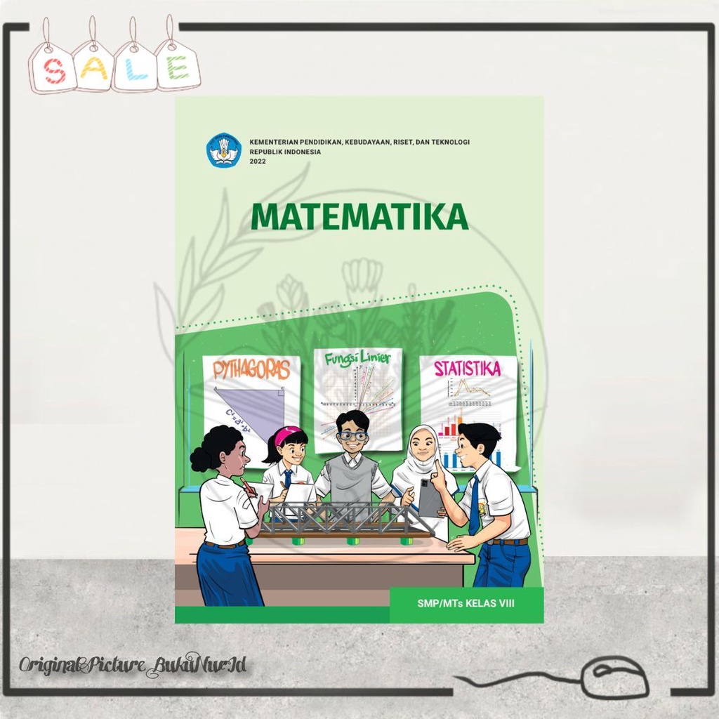 Jual BUKU MATEMATIKA UNTUK SMP/MTS KELAS 8 KURIKULUM MERDEKA KEMENDIKBUD - 100% Original ...