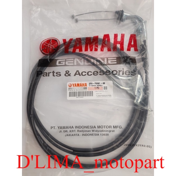 Jual KABEL GAS MIO M3 MIO S Z MIO SOUL GT 125 FINO 125 2PH | Shopee ...