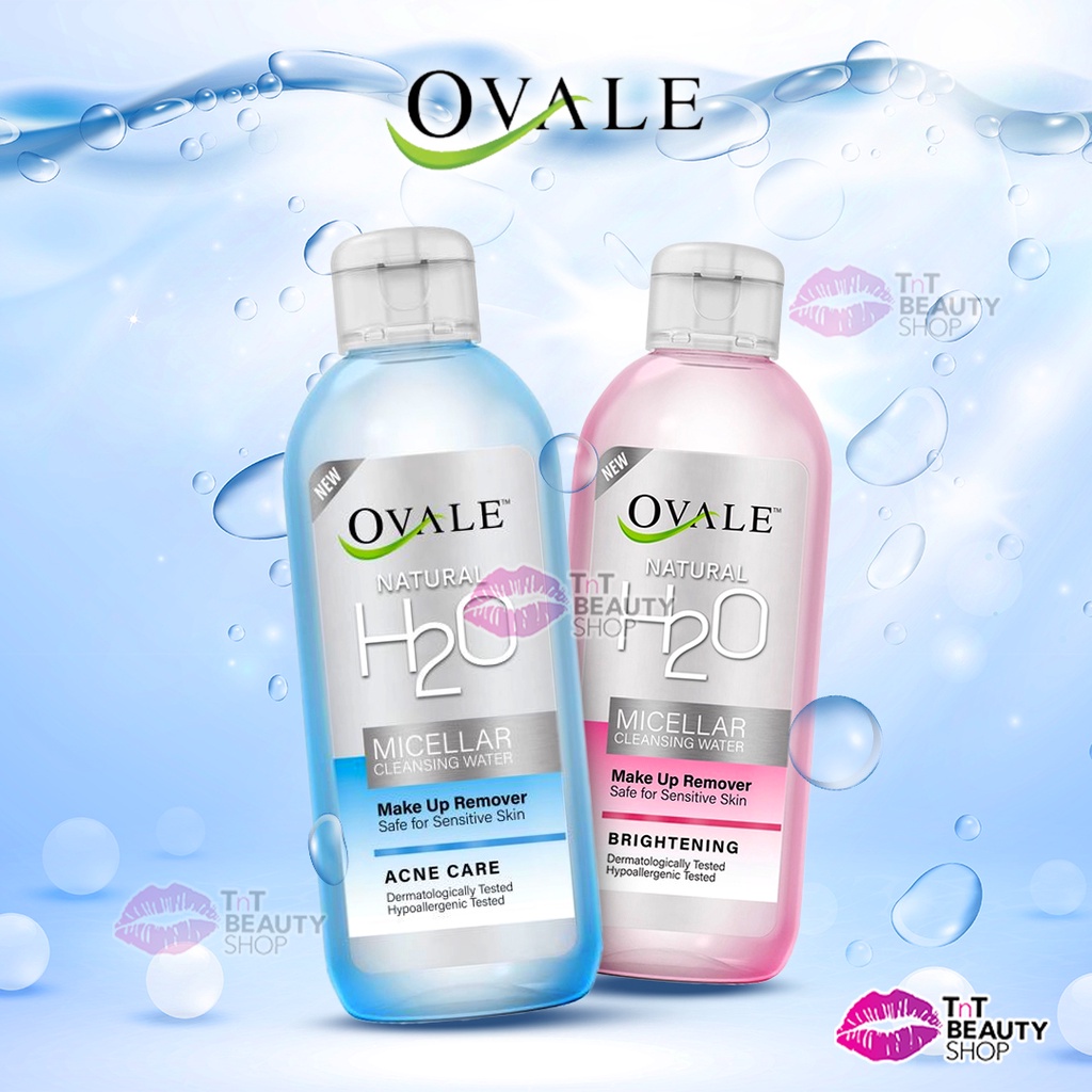 Jual Ovale Natural H2O Micellar Cleansing Water 100ml | TnT Beauty Shop ...