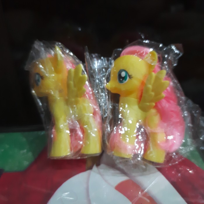 Jual figur my little pony action figure anak perempuan topper - Kuning ...