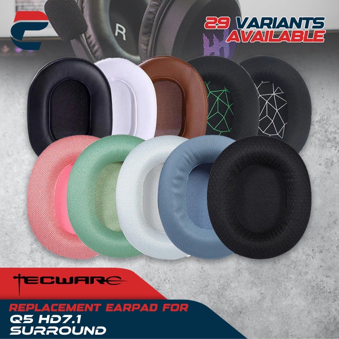 Jual Earpad Busa Cushion Pad Tecware Q5 HD7.1 Surround Premium Pad Busa ...