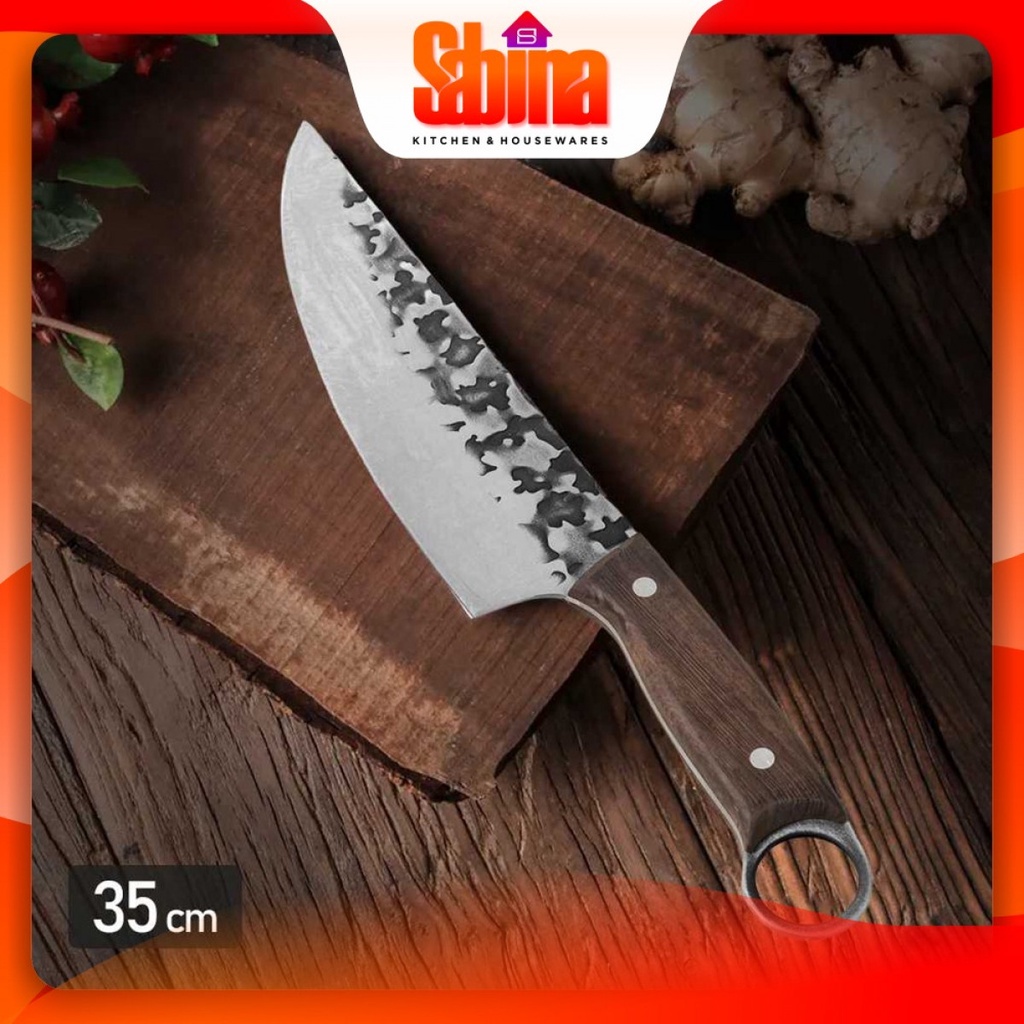 Jual Pisau Dapur Daging Boning Knife Stainless Steel Hand Forged 35 cm ...