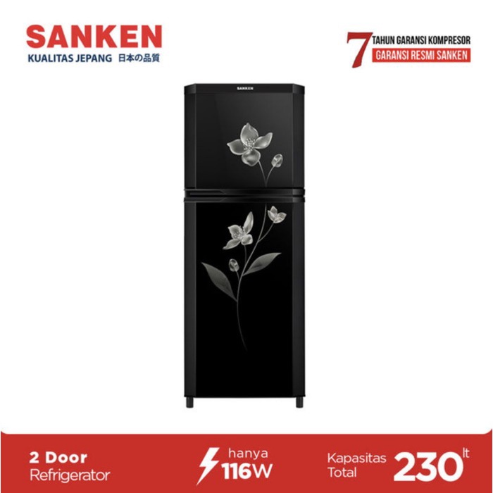 Jual SANKEN Kulkas 2 Pintu 230L SK-V233F-BK Asli Garansi Resmi (Palembang) | Shopee Indonesia