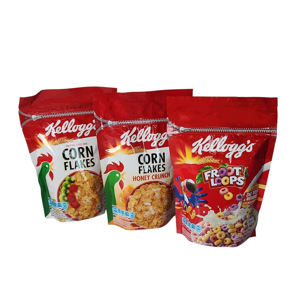 Jual Kellog's Sereal Corn Flakes , Froot Loops - Netto 55 gr | Shopee ...