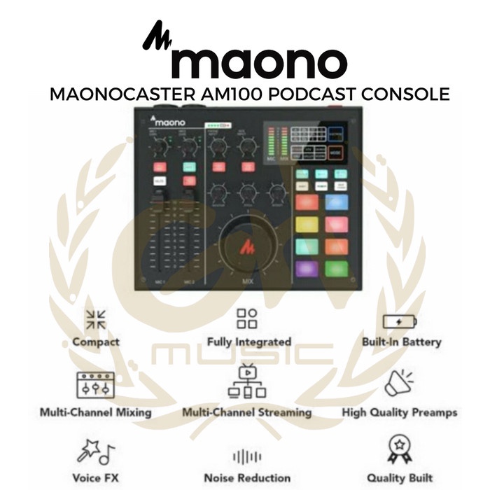 Jual MAONOCASTER AM100 MIXER BROADCAST DAN LIVE STREAMING | Shopee ...