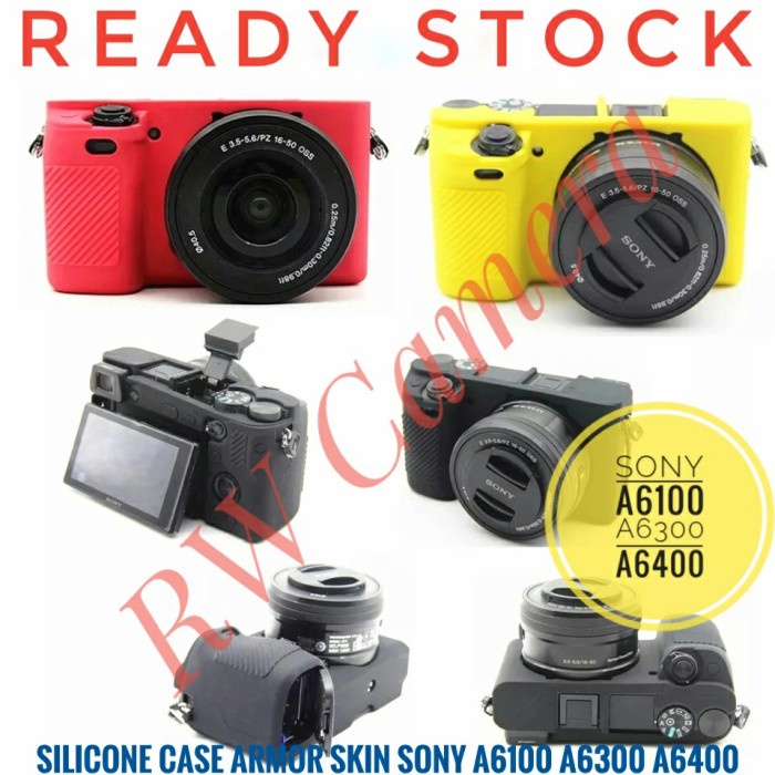 Jual Silicone Case Sony A6100 A6300 A6400 Sarung Silikon Armor Skin ...