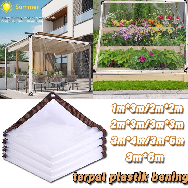 Jual terpal plastik bening /plastik UV green house /tebal plastik ...