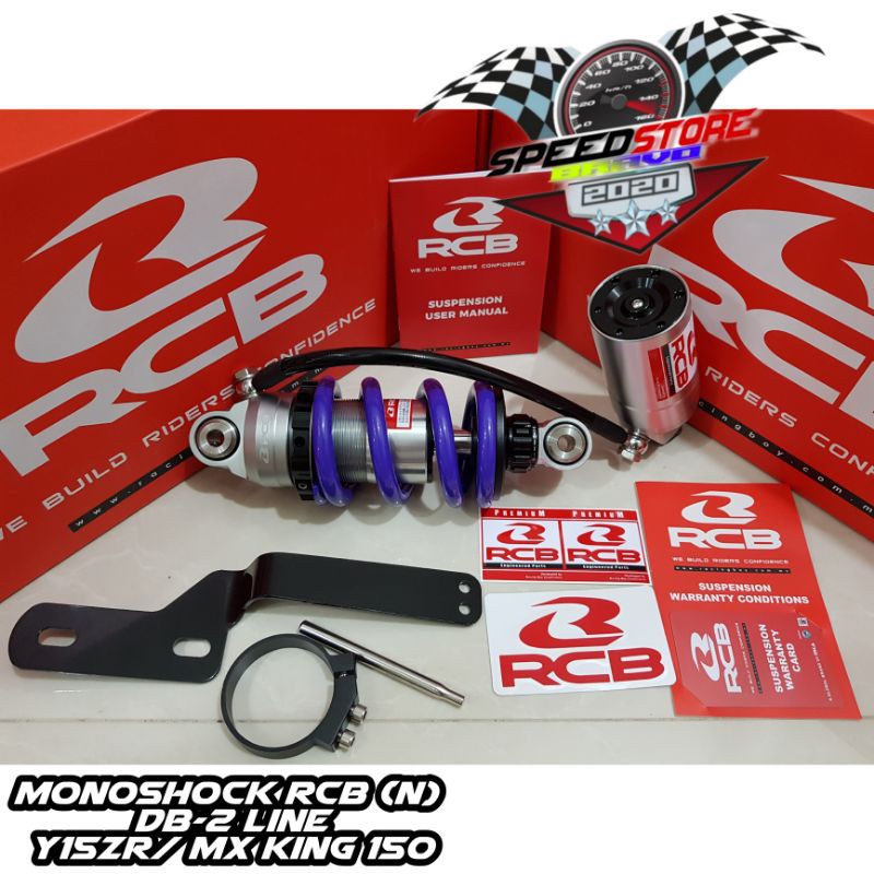 Jual shockbreaker monoshock y15zr mx king 150 RCB (N) DB 2 LINE 208 MM | Shopee Indonesia