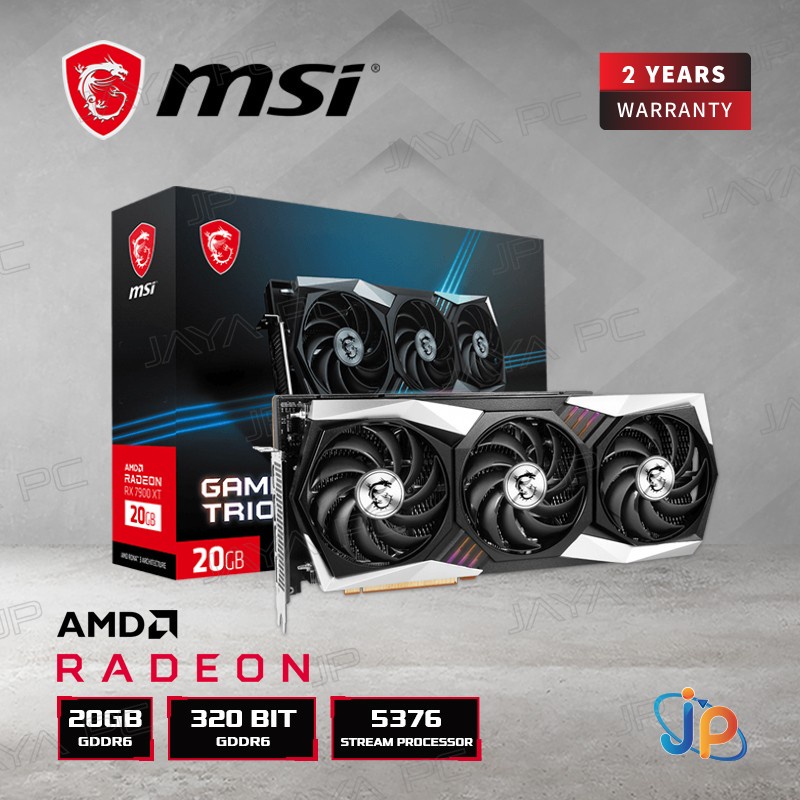 Jual VGA MSI Radeon RX 7900 XT Gaming Trio Classic 20GB - 20 GB DDR6 | Shopee Indonesia