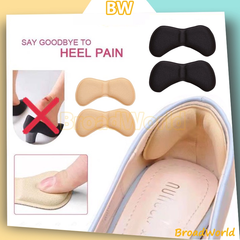 Jual 5 Pasang Insole Sepatu Wanita Kebesaran Alas Sepatu Tumit Anti ...