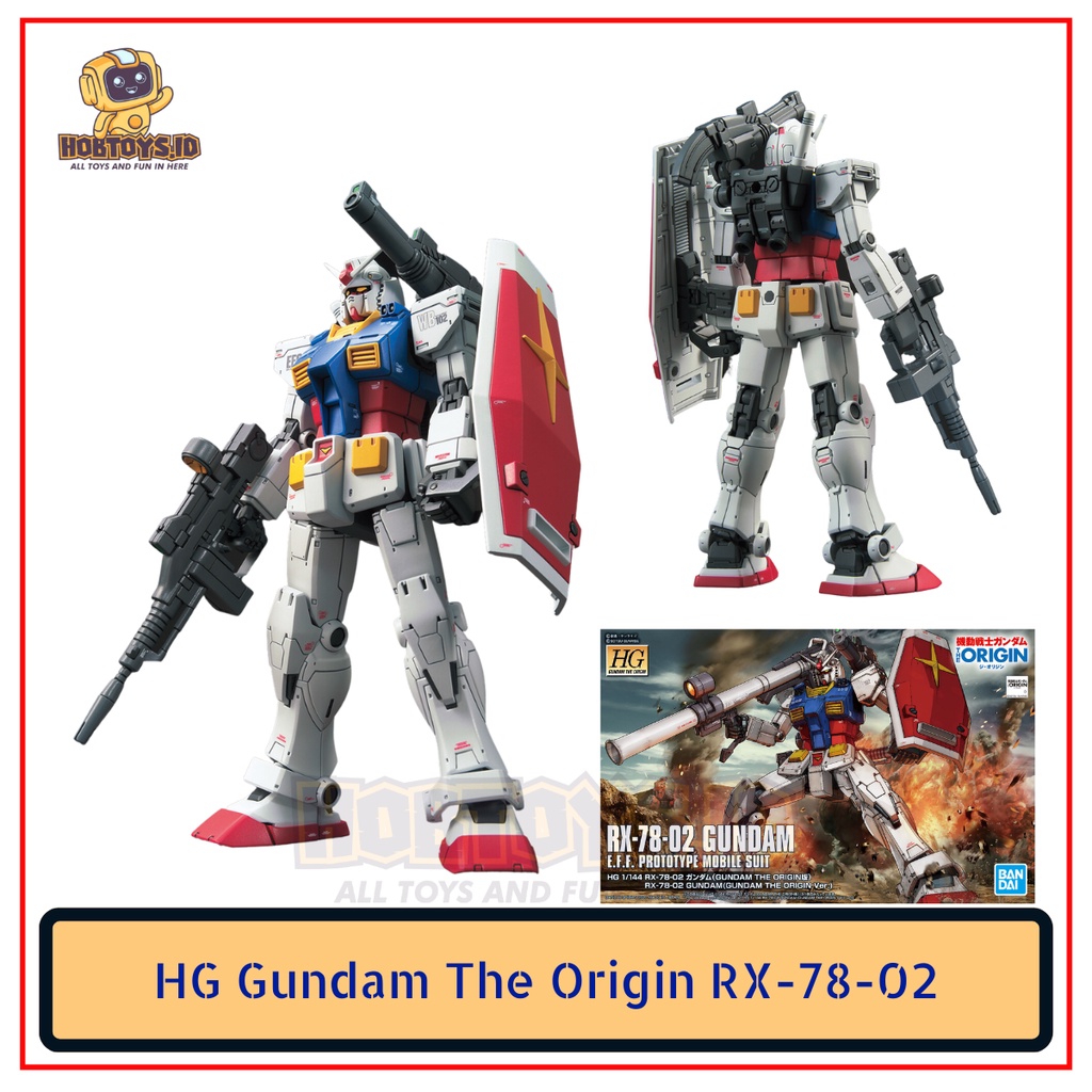 Jual HG Gundam the Origin RX 78 2 | Shopee Indonesia