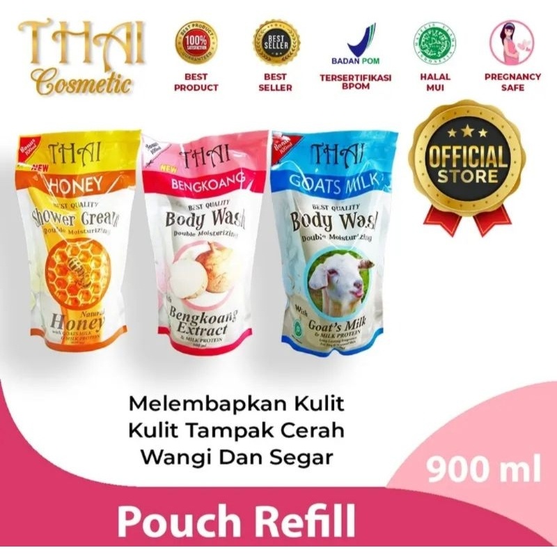 Jual THAI BODY WASH - SABUN MANDI ukuran BESAR 1000ml | Shopee Indonesia