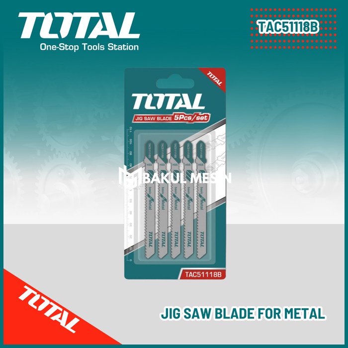 Jual Mata Gergaji Jigsaw Besi Set Jig Saw Blade For Metal TOTAL ...