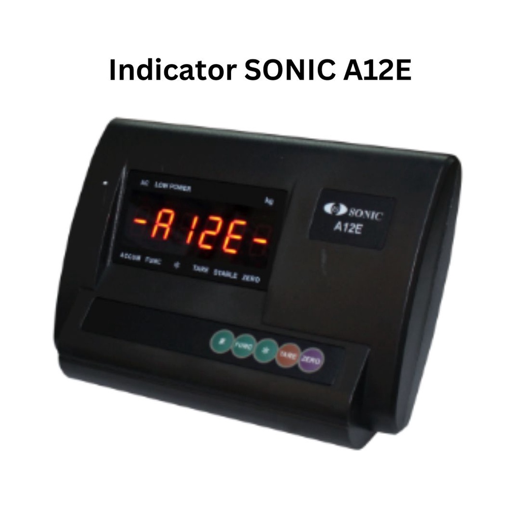 Jual Indicator Timbangan SONIC A12E/ Indikator Timbangan Digital/ Indikator Timbangan Meja ...