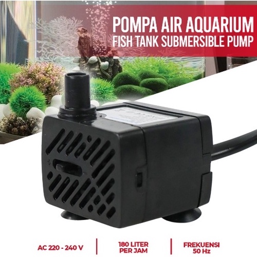 Jual Nuansa - Pompa celup AC 220V Mini Aquarium ikan Submersible Filter ...