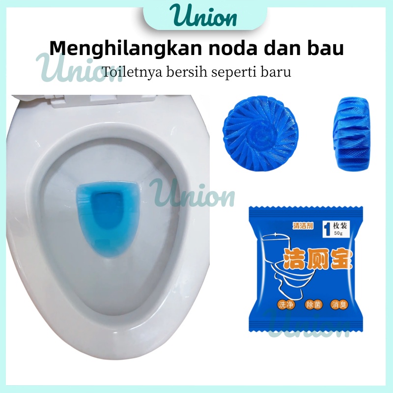 Jual Union-Tablet Biru Pembersih Kloset Closet Toilet / Biru Pembersih ...