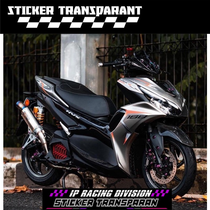 Jual STRIPING STICKER ALL NEW AEROX CONNECTED NVX 155 TRANSPARAN ...
