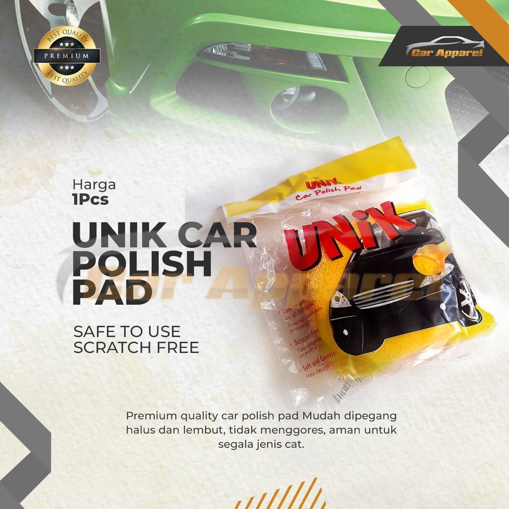 Jual Spons Busa Microfiber Bulat UNIK Car Polish Pad | Shopee Indonesia