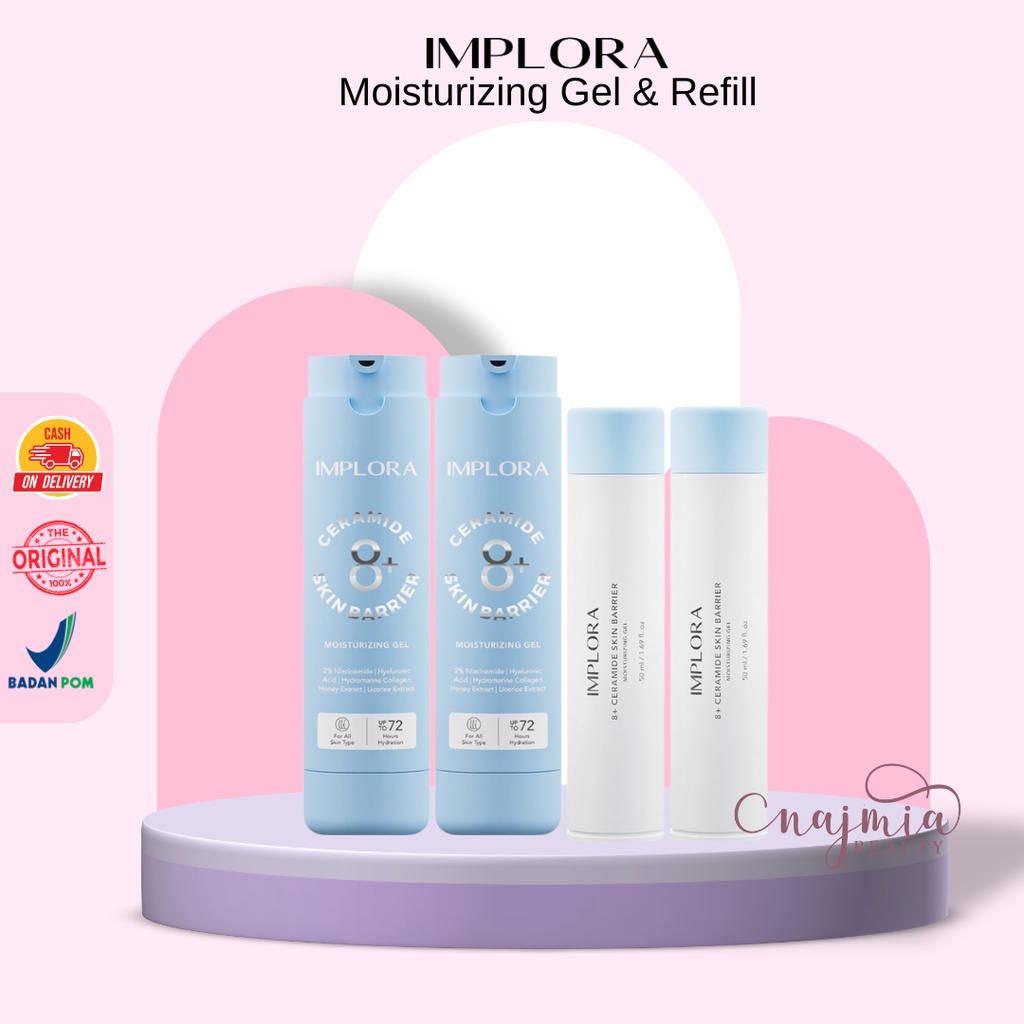 Jual NAJMIA Implora 8+ Ceramide Skin Barrier Moisturizing Gel ...