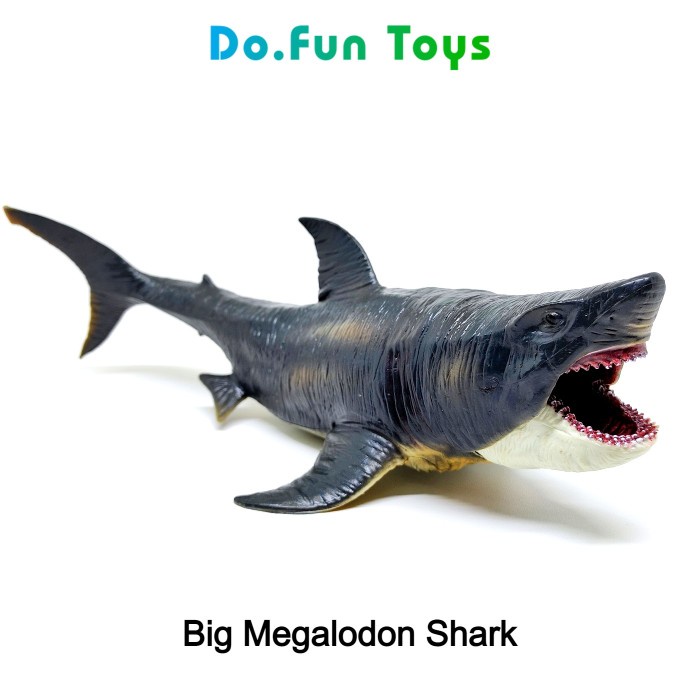 Jual Dinosaurus Jurassic Park Megalodon Shark Figure - Megalodon Shark ...