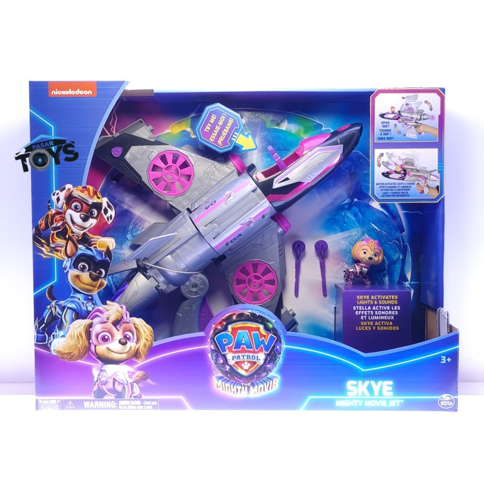Jual Paw Patrol The Mighty Movie Skye Mighty Movie Jet Original ...