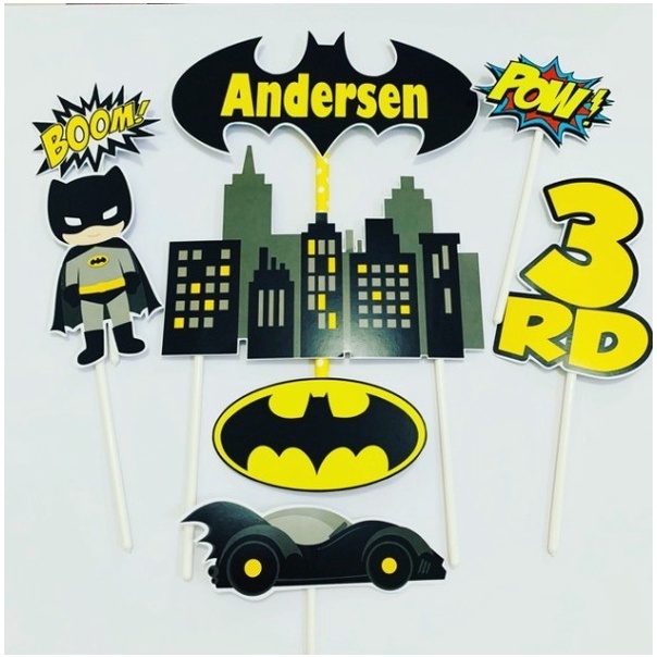 Jual Topper Cake Birthday Tusukan Hiasan Kue Ulang Tahun - Batman ...