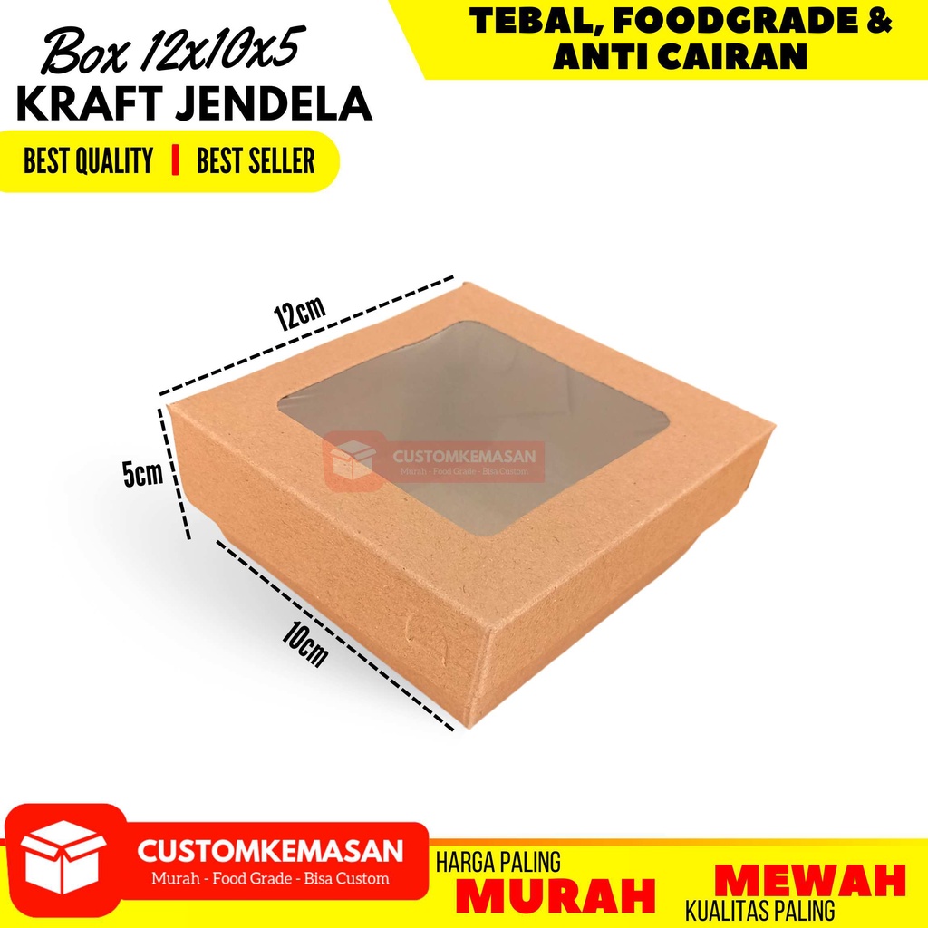 Jual Lunch box S Jendela / Lunch Box Paper / Paper Lunch Box / Box Ayam ...