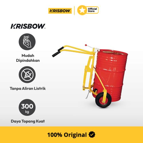 Jual Krisbow Hand Pallet Drum Loader 300 Kg Prdl03 | Shopee Indonesia