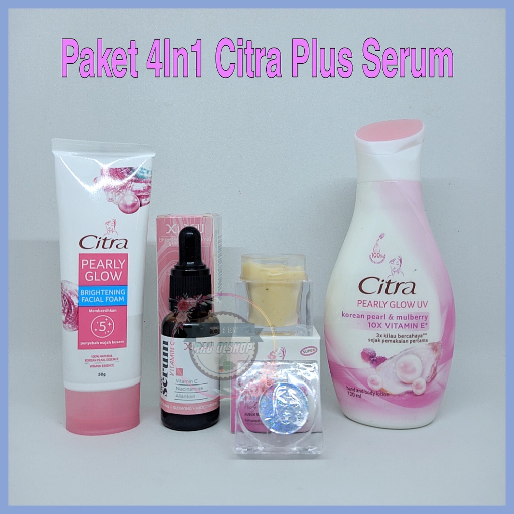 Jual DERA SHOP _ Paket 4 IN 1 Citra Plus Serum Xiu Xiu Vitamin C ...
