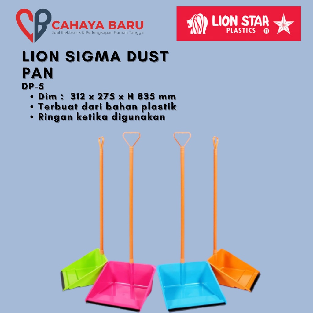Jual LION STAR SIGMA DUST PAN DP-5 (GO-SEND) | Shopee Indonesia