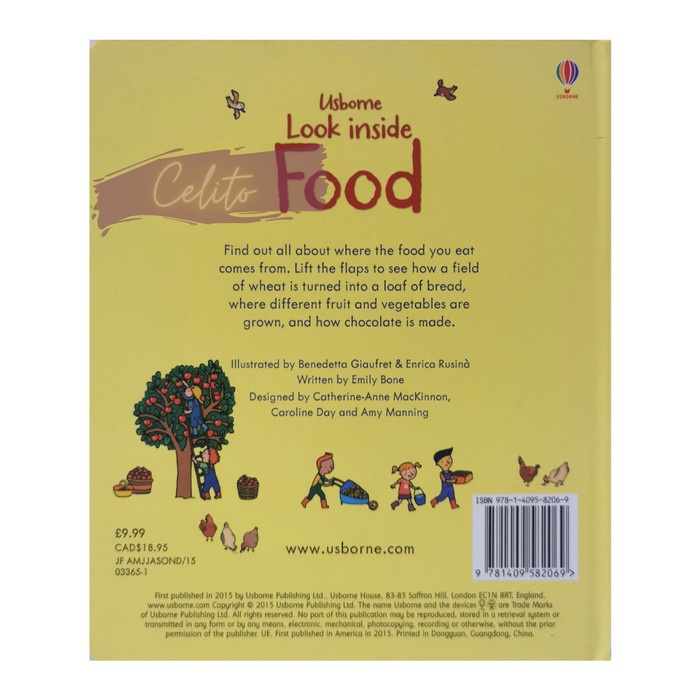 Jual Buku Usborne Book Look Inside Food | Shopee Indonesia