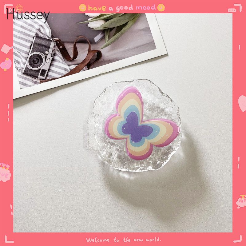Jual Ins Korea 3D Gradient Fantasy Butterfly/Pop socket/Bracket kupu ...