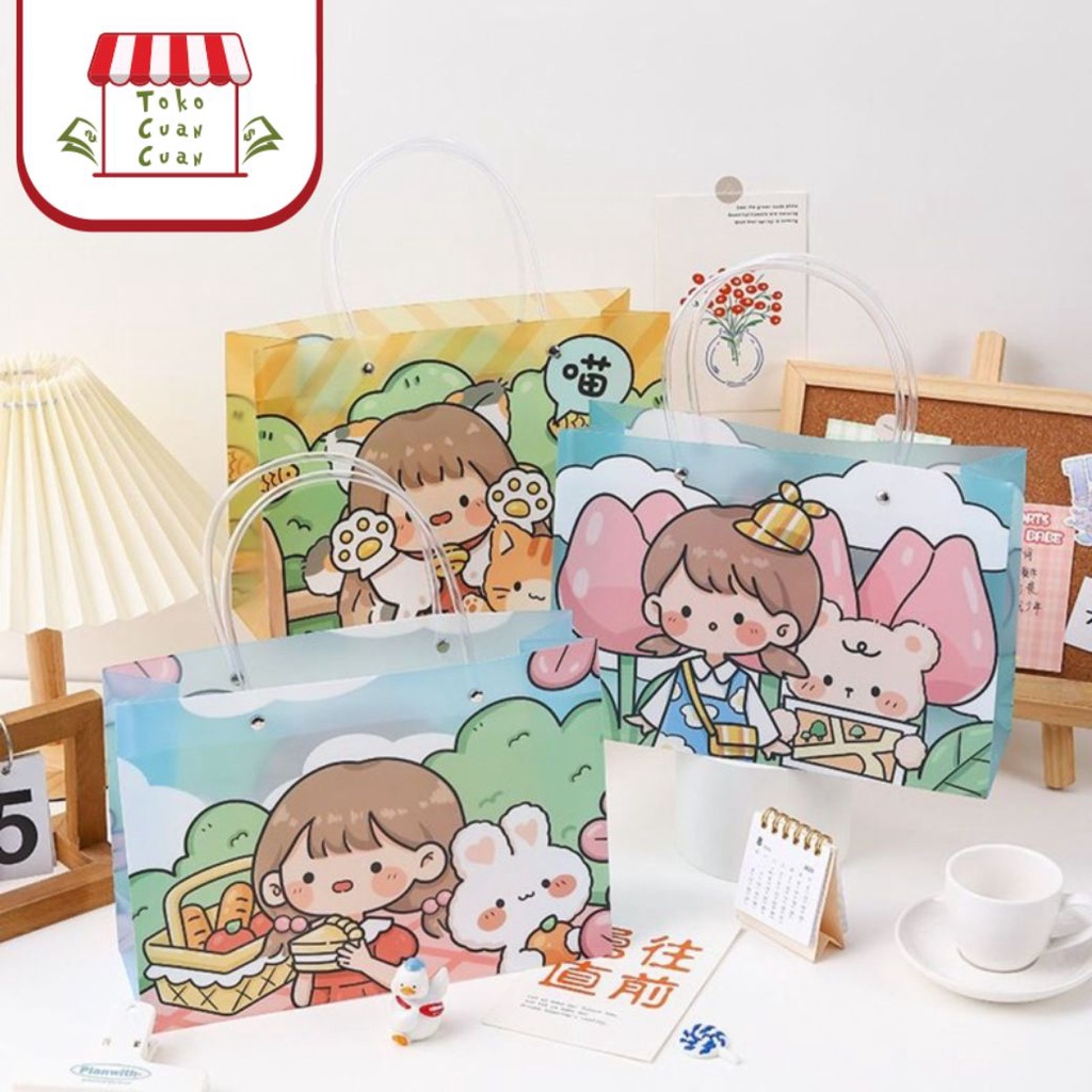 Jual TCC PREMIUM MIKA Goodie Bag Transparan Kantong Tas Ultah Ulang ...