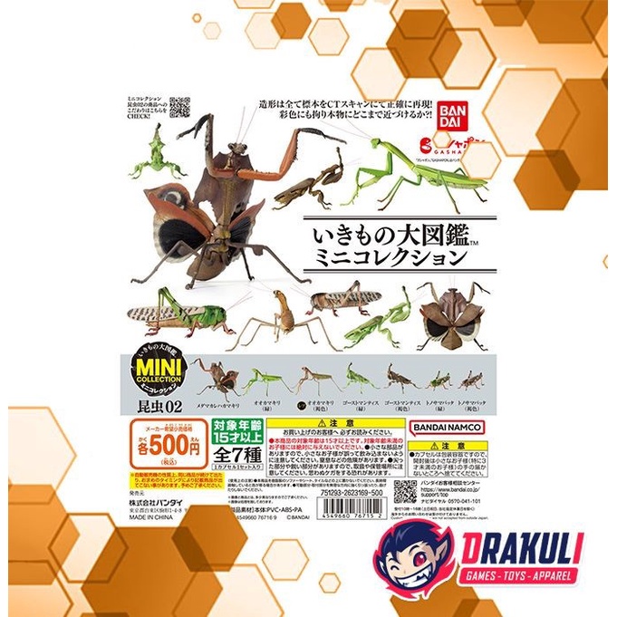 Jual Gacha Gashapon Ikimono Encyclopedia Mini Collection Insect 02 ...