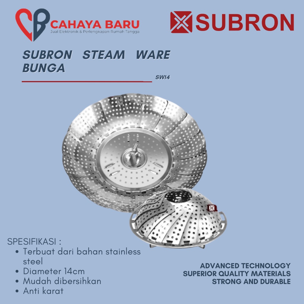 Jual SUBRON STEAM WARE BUNGA SWB14 | Shopee Indonesia
