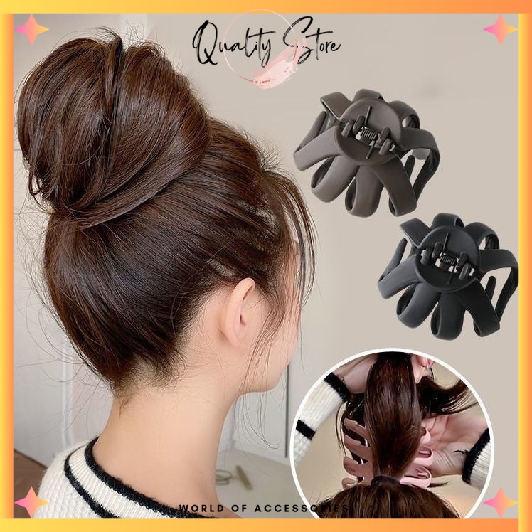 Jual QS - JEPITAN RAMBUT CAKAR 8CM DOFF MODEL KOREA / AKSESORIS JEDAI ...