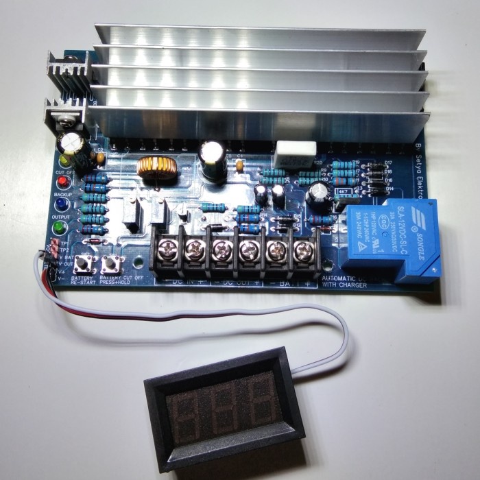 Jual UPS DC 12V / 24V, Module Charger Dan Sebagai UPS - Battery 24V ...