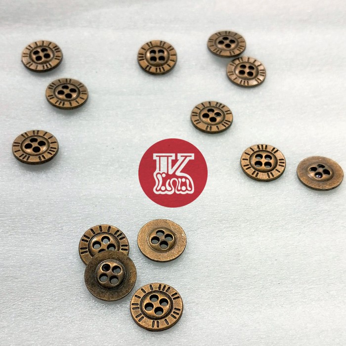 Jual Kancing Logam Lubang 4 Wheel 20L | Shopee Indonesia