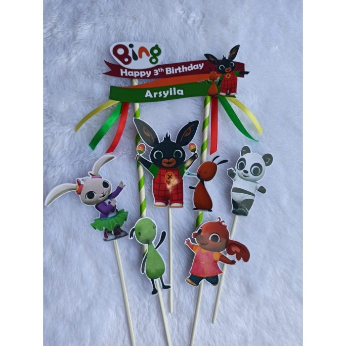 Jual Cake Topper Bing/ HIasan Kue Bing/ Topper Bing | Shopee Indonesia
