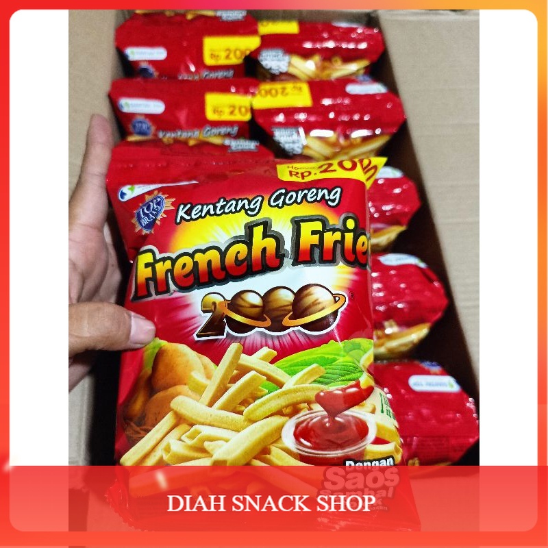 Jual DSS French Fiesta 2000 Kentang Goreng 1 Renceng isi 10 | Shopee ...