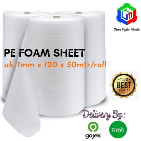 Jual PE Foam Sheet 1mm x 120cm x 50mtr/Roll | Shopee Indonesia