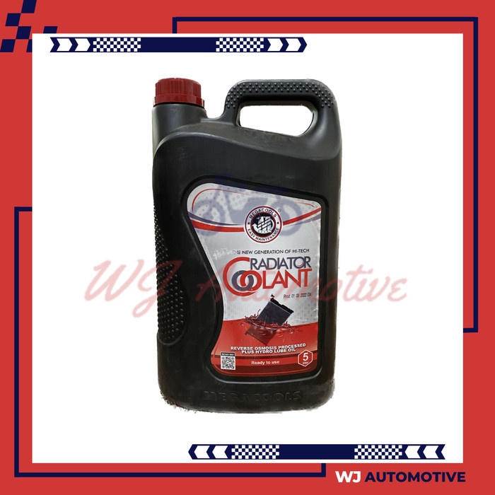 Jual Megacools Radiator Coolant 5 Liter Air Radiator Megacools Merah ...