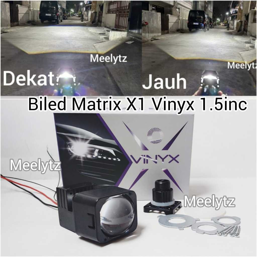 Jual Lampu LED Projector Biled Matrix X1 1.5inc | Shopee Indonesia