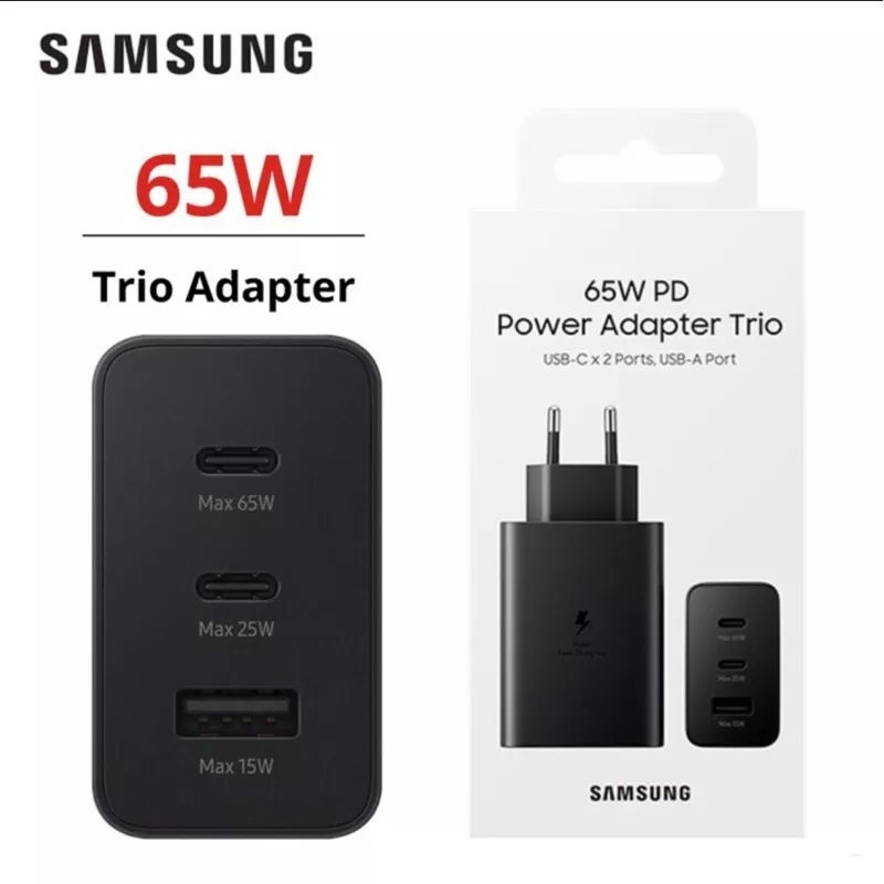 Jual SAMSUNG 65W PD Power Adapter TRIO ORIGINAL 100% | Adaptor Kepala ...