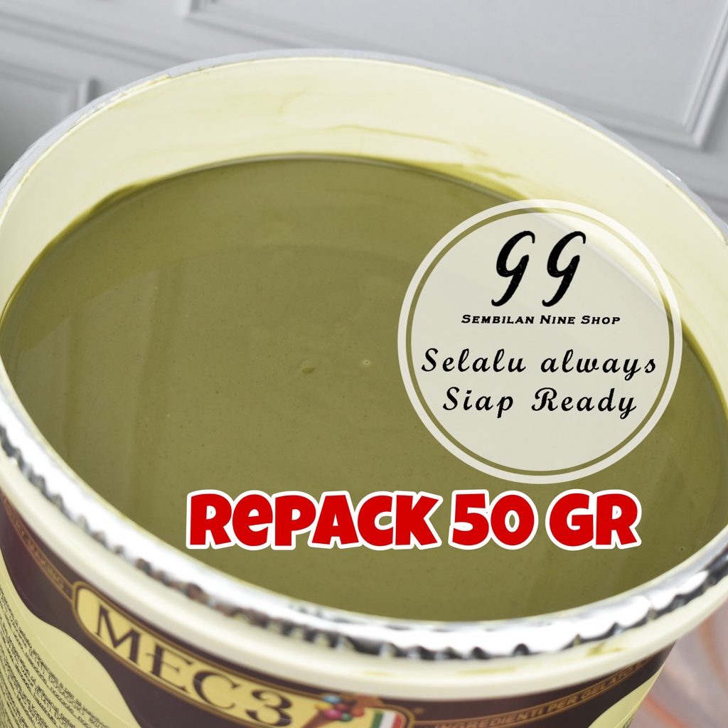 Jual MEC3 50 Gram Pasta Pistacchio 100% Pure Pistachio Paste Pistasio ...