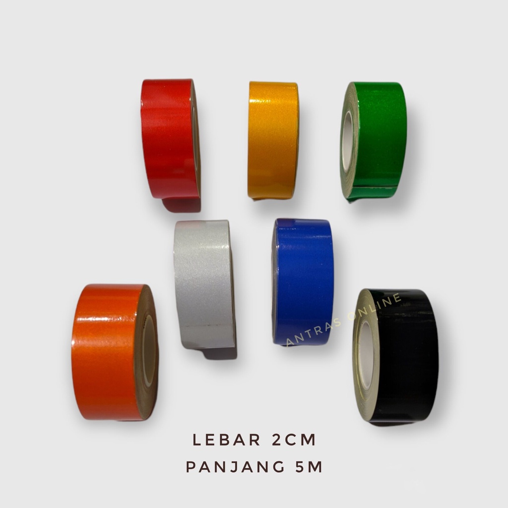 Jual Lis velg 2cm stiker reflektif motor mobil sticker helm | Shopee ...